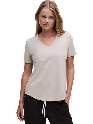 Lululemon Love V-neck T-shirt - Downtown Tan