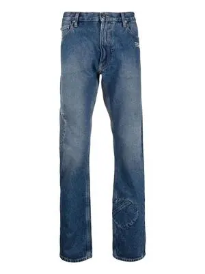 Off-White Slim-fit Logo Jeans - Blue