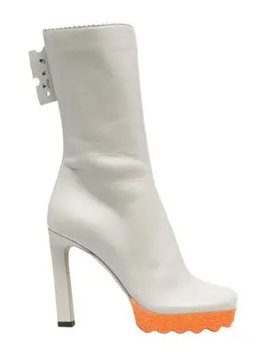 Off-White Sponge 110mm Ankle Boots - Grey