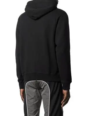 Dsquared2 Cotton Graphic Print Hoodie - Black