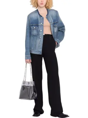 MAISON MARGIELA Collarless Denim Jacket