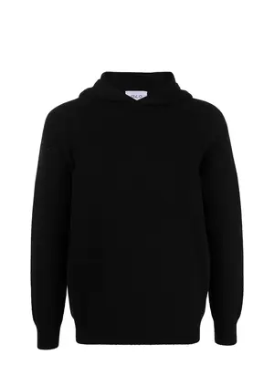D4.0 Wool Hoodie - Black