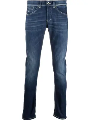 DONDUP Mid-rise Slim-fit Jeans - Blue