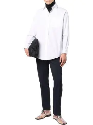MAISON MARGIELA Chest Patch Pocket Shirt - White