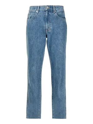 SLVRLAKE Hero High-rise Straight-leg Jeans - Blue