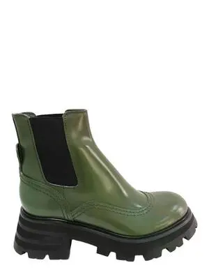 Alexander McQueen Wander Ankle Boots - Green