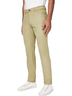Lululemon ABC Classic-Fit Five Pocket Pant 34L Khaki