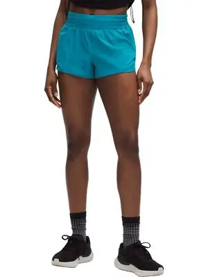 Lululemon Hotty Hot High-Rise Lined Short 2.5" Hawaiian Blue