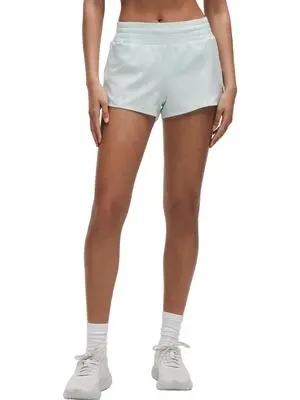 Lululemon Hotty Hot High-Rise Lined Short 2.5" Mint Breeze