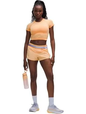 Lululemon Hotty Hot High-Rise Lined Short 2.5" Rock Melon