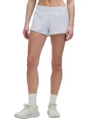 Lululemon Hotty Hot High-Rise Lined Short 2.5" Starch Blue