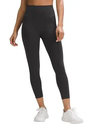 Lululemon Wunder Train High-Rise Crop 23 Graphite Grey