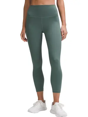 Lululemon Wunder Train High-Rise Crop 23 Medium Forest