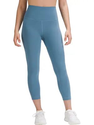 Lululemon Wunder Train High-Rise Crop 23 Utility Blue