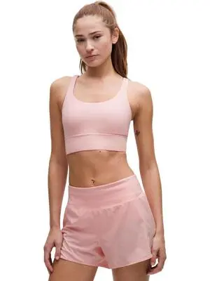 Lululemon Energy Longline Bra - Blush Quartz