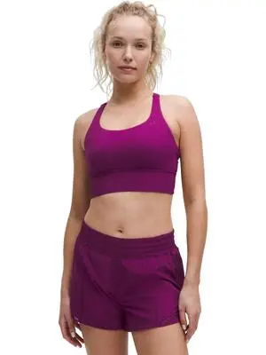 Lululemon Energy Longline Bra Chilled Grape