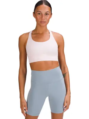 Lululemon Energy Longline Bra Flush Pink