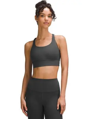 Lululemon Energy Longline Bra Graphite Grey