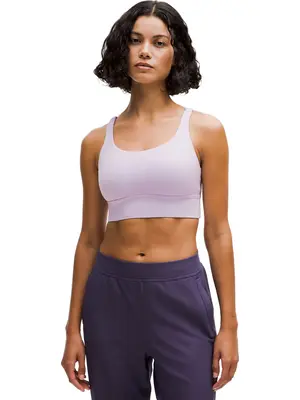 Lululemon Energy Longline Bra Lilac Ether