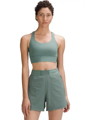 Lululemon Energy Longline Bra Medium Forest