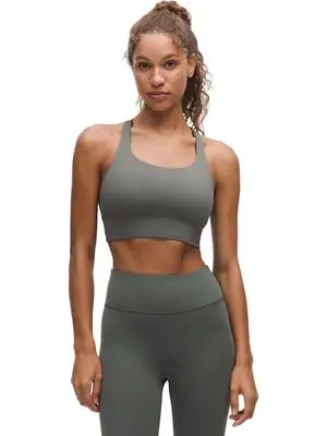 Lululemon Energy Longline Bra Palm Deco