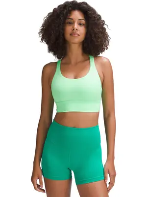 Lululemon Energy Longline Bra Pistachio