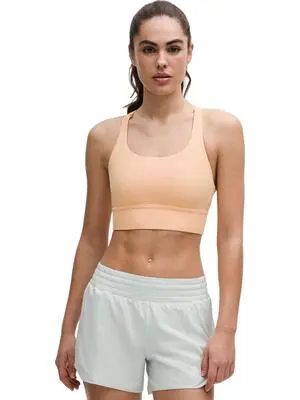 Lululemon Energy Longline Bra Rock Melon
