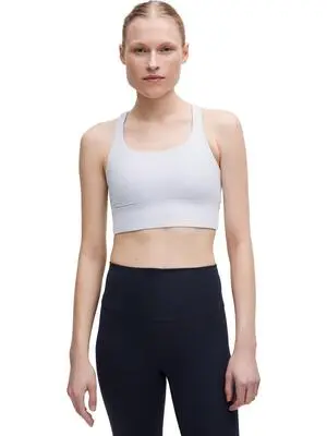 Lululemon Energy Longline Bra Starch Blue