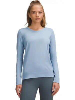 Lululemon Relaxed Long-Sleeve Shirt Blue Willow/blue Willow