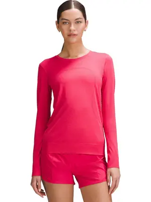 Lululemon Relaxed Long-Sleeve Shirt Cherry Mist/cherry Mist