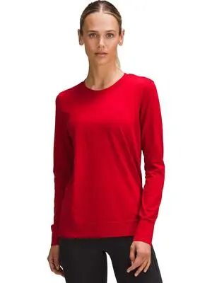 Lululemon Relaxed Long-Sleeve Shirt Dark Red