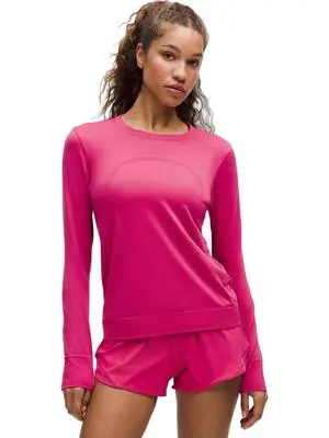 Lululemon Relaxed Long-Sleeve Shirt Raspberry Coulis
