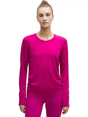 Lululemon Relaxed Long-Sleeve Shirt Ripened Raspberry/ripened Raspberry