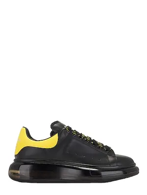 Alexander McQueen Oversized Sneaker Black & Pop Yellow