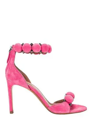 Alaïa La Bombe Ankle Bracelet Sandals - Rose Petal