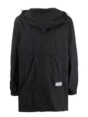 Helmut Lang Hooded Pullover Jacket - Black