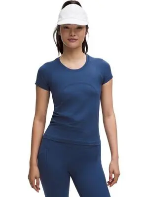 Lululemon Swiftly Tech Short-Sleeve Shirt 2.0 Blue Twill