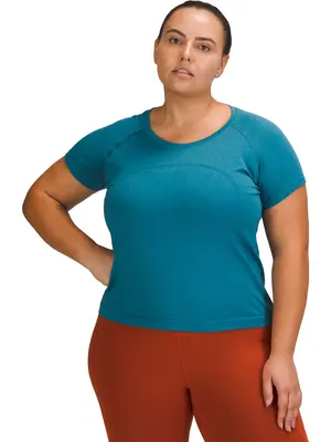 Lululemon Swiftly Tech Short-Sleeve Shirt 2.0 Capri/capture Blue