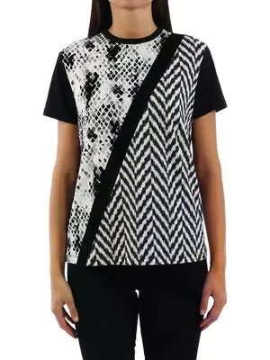 UNGARO Emanuel Ungaro Mixed Print T-Shirt
