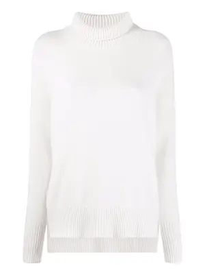LISA YANG Roll-neck Cashmere Jumper - Neutrals