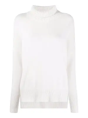 LISA YANG Roll-neck Cashmere Jumper - Neutrals