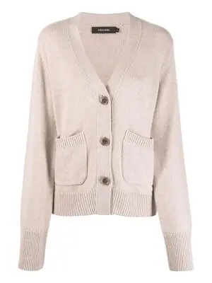 LISA YANG Button-Down Knit Cardigan