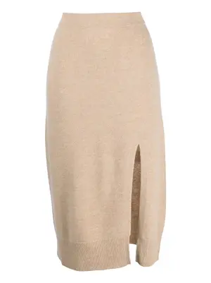 Lorena Antoniazzi Straight-leg Knitted Skirt - Neutrals