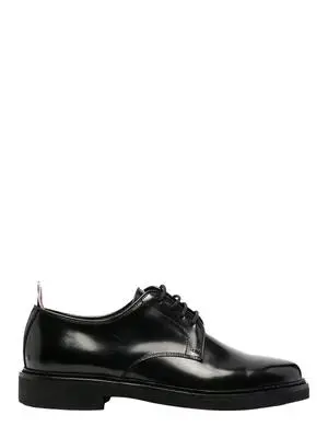Thom Browne Polished Calf Uniform Derby Shoes - Black