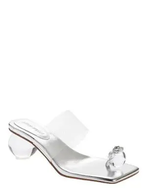 Jeffrey Campbell Latus Sandal - Silver Clear