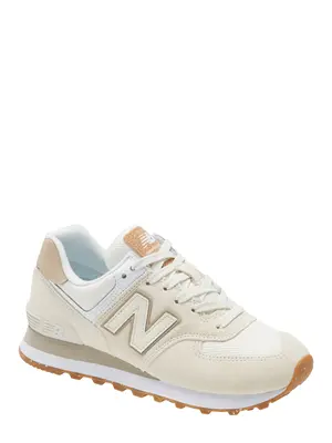 NEW BALANCE 574 Lace-Up Sneakers Angora