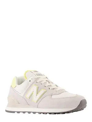NEW BALANCE 574 Lace-Up Sneakers Grey Matter