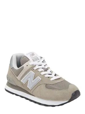 NEW BALANCE 574 Lace-Up Sneakers Grey/white