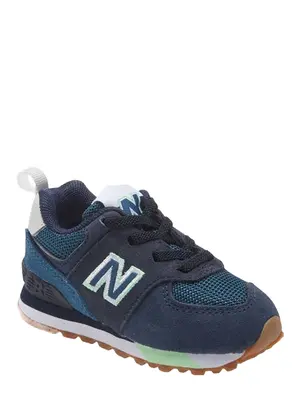 NEW BALANCE 574 Lace-Up Sneakers Lagoon Blue