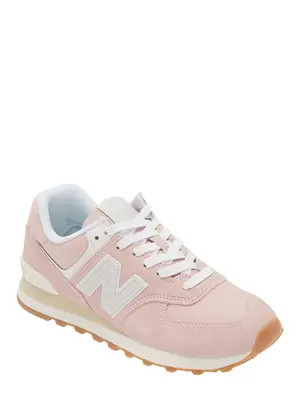NEW BALANCE 574 Lace-Up Sneakers Pink/grey